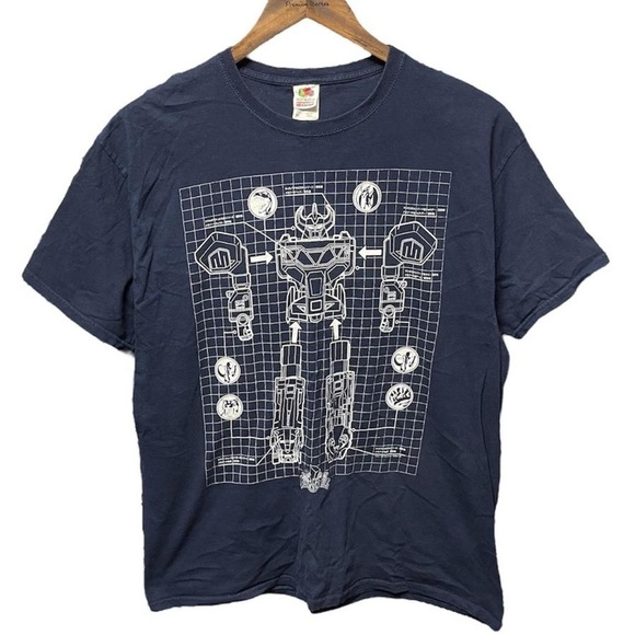 Fruit of the Loom | Shirts | Mighty Morphin Power Rangers Blueprint ...